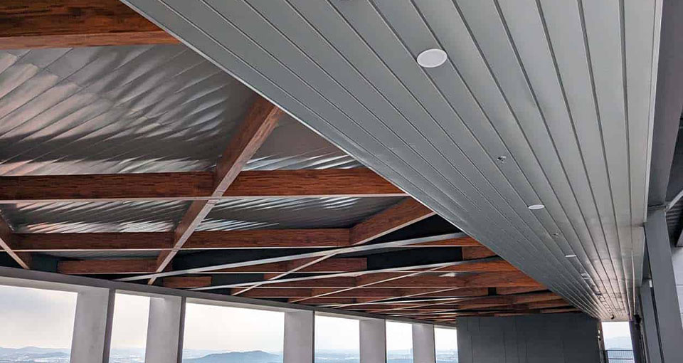 Aluminium Strip and Baffle Ceilings for Installation in Malaysia